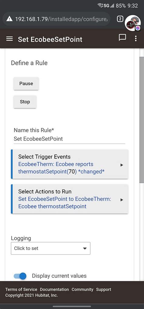 variables not updating properly 📐 rule machine® hubitat