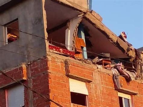 حادث انفجار قنينة غاز بالحي الجديد بالصخيرات Almindar