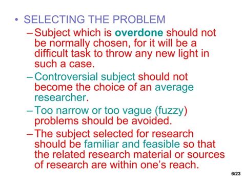 Defining Research Problem Pptppt