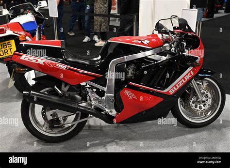 A Suzuki Gsx R 750 Slingshot At Motorcycle Live In Birmingham Stock