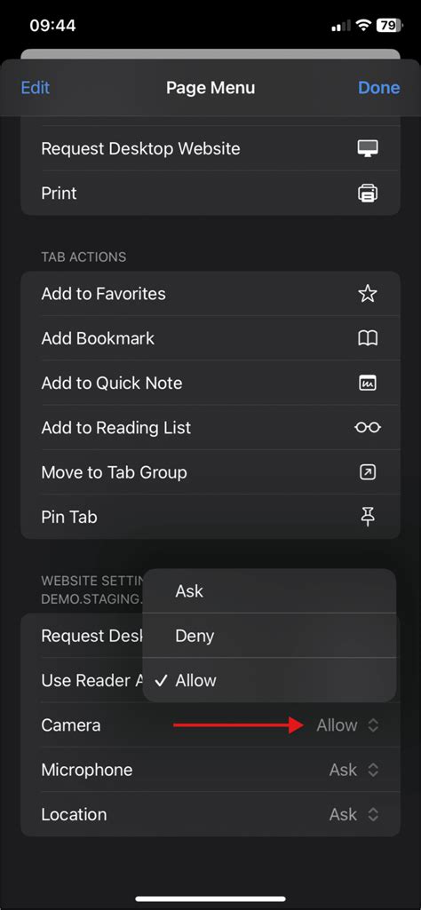 How To Allow Camera Access Permissions On My Device Alice Biometrics