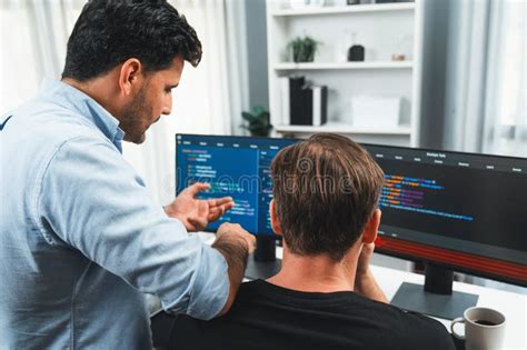 It Developers Creating Online Software Development Information