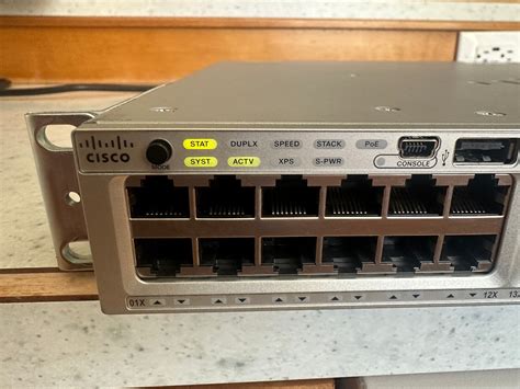 Used Cisco WS C P L Port Gigabit PoE Switch W Watt PS UBB Threads