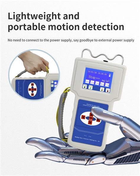 Explosion Proof Handheld Dust Meter Direct Reading Portable Dust
