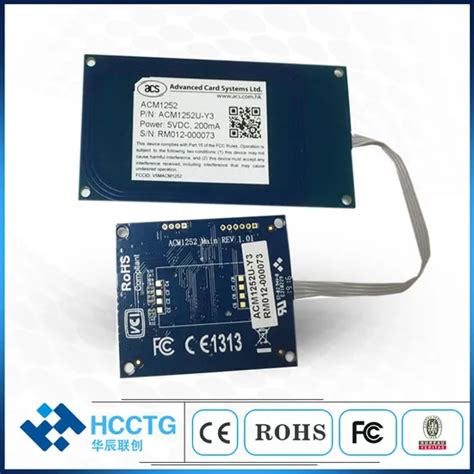 Iso Iec 18092 Nfc Iso 14443 Type A B Nfc Smart Reader Module With Detachable Antenna Board
