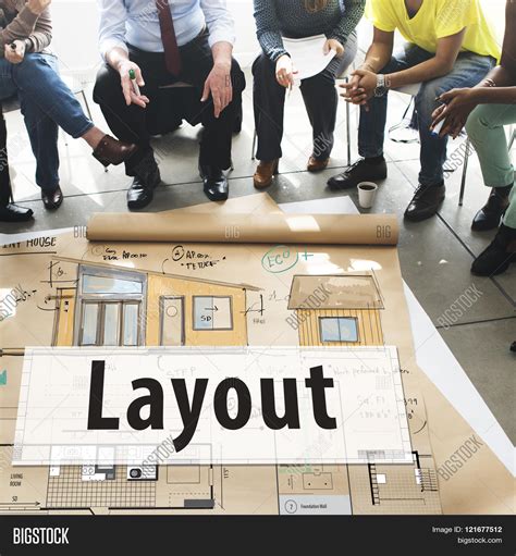 Layout Blueprint Image Photo Free Trial Bigstock