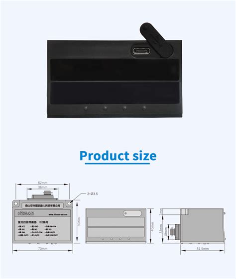 Hinson Small Volume 3d Tof 120 Degree Measure Distance Laser Sensor 4meter Avoid Obstacleslaser
