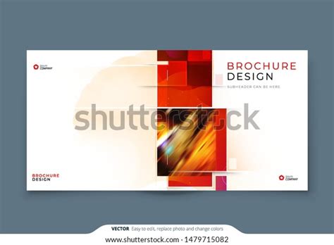 사각형 브로셔 템플릿 레이아웃 디자인기업 사업 스톡 벡터로열티 프리 1479715082