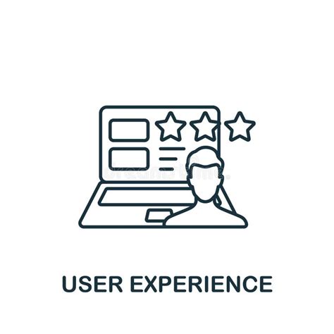 User Experience Icon Monochrome Simple Web Design Icon For Templates Web Design And