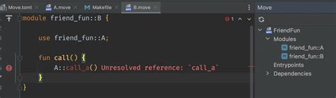 Bug Unresolved Reference · Issue 70 · Pontem Networkintellij Move