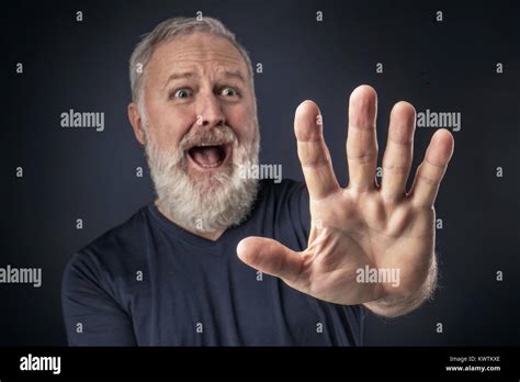 Scared Man Hi Res Stock Photography And Images Alamy