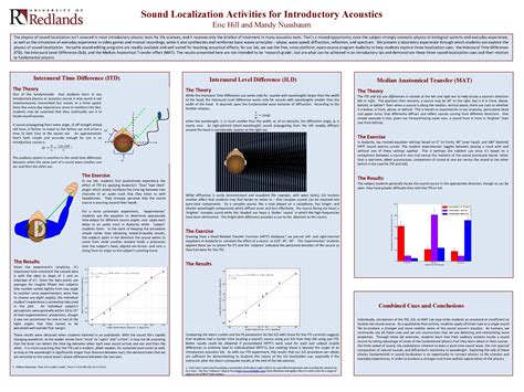 Sound Localization Activities For Introductory Acoustics Eric Hill