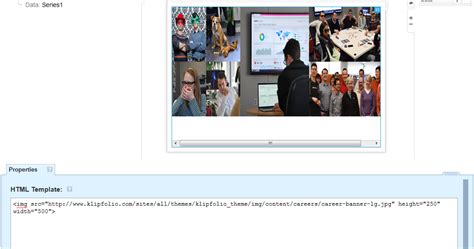 how to use html template and javascript in klipfolio editor