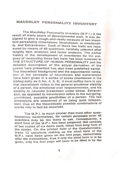 MPI Fuck You Bsc Nursing Studocu