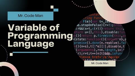 Variable Of Programming Language Youtube