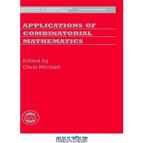 خرید و قیمت دانلود کتاب Applications Of Combinatorial Mathematics ترب