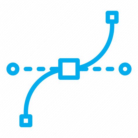 Vector Spline Bezier Curve Path Illustration Edit Icon Download On Iconfinder