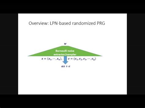 conference talks talk pseudorandom functions in almost constant depth