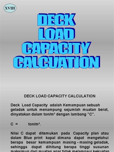 10 Deck Load Capacity Pdf