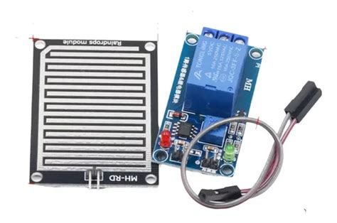Modulo Sensor Detector De Lluvia Arduino 5v A 12v Cuotas Sin Interés