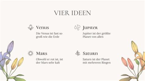 Lilies Theme Presentation