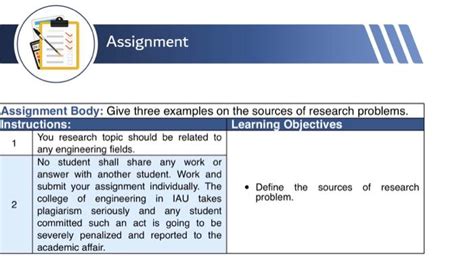 assignment assignment body give three examples on