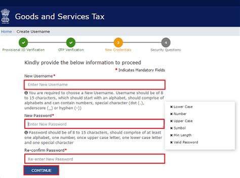 GST Registration Procedure For Existing Or New Users