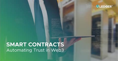 Smartcontracts Web3 Blockchaintechnology Digitalinnovation Uledger