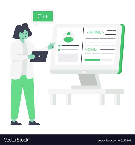 Custom Coding Royalty Free Vector Image Vectorstock