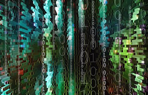 Binary Code Background Background Stream Internet Vector Background