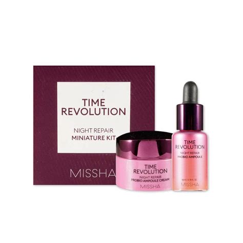 Набор миниатюр Missha Time Revolution Night Repair Probio Miniature Kit ...