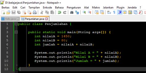 Variabel Dan Tipe Data Pada Java