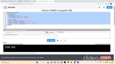 Cobol String Part 1 In Telugu Youtube