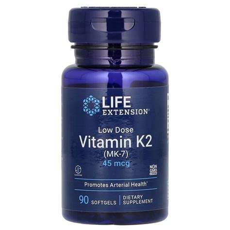 Life Extension Low Dose Vitamin K2 Mk 7 At Jimmy Ashman Blog