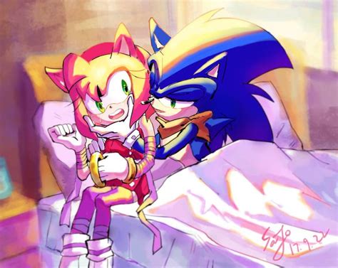 Sonamy5 By Sadistjolt Sonamy Comic Personajes De Terror Sonic Y Amy