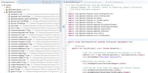 Sentiment Analysis Using Biginsights For Hadoop Ashiqur Rahman Software Technology Lab Queen
