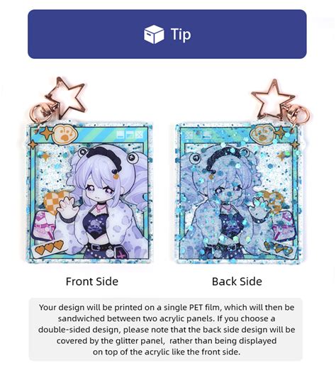 Custom Sequin Acrylic Keychains Vograce