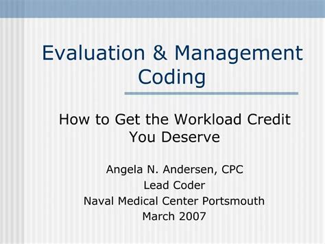 PPT Evaluation Management Coding PowerPoint Presentation Free Download ID