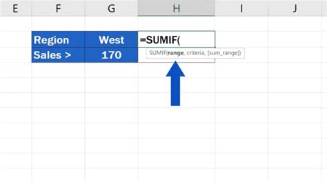 How To Use Sumif Function In Excel Step By Step