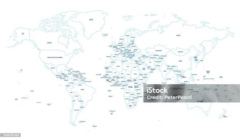 세계지도 기하학적 추상화 양식화 흰색 배경에 고립되어 있습니다 벡터 스톡 일러스트 레이 션 벡터에 대한 스톡 벡터 아트 및 기타