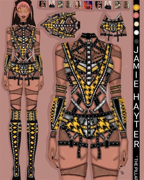 Pin By Crystal Iseli On Wrestling Gear Designs Wwe Outfits Wrestling
