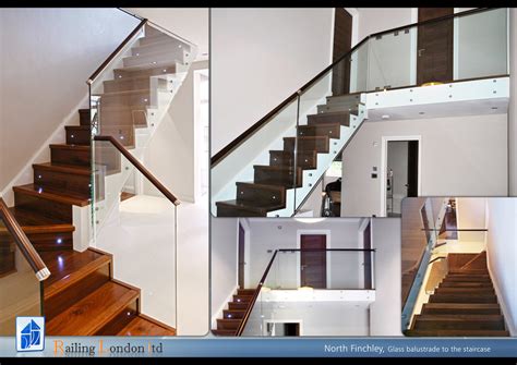 Glass Balustrade Modern Staircase London By Railinglondon Ltd