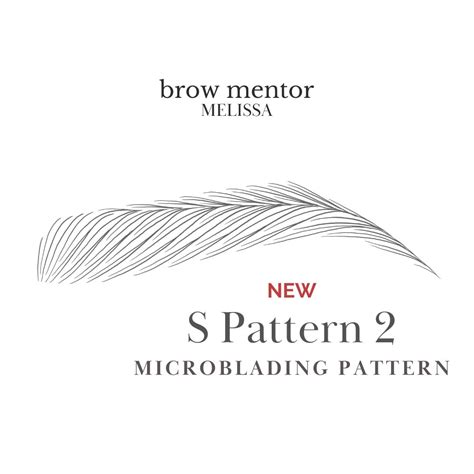 S Pattern Step By Step Microblading Pattern Microblading Stroke Pattern Template Phibrows