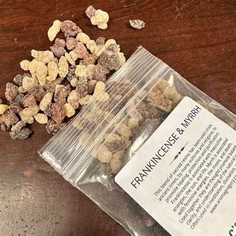 Frankincense And Myrrh Resin Aromags Botanica