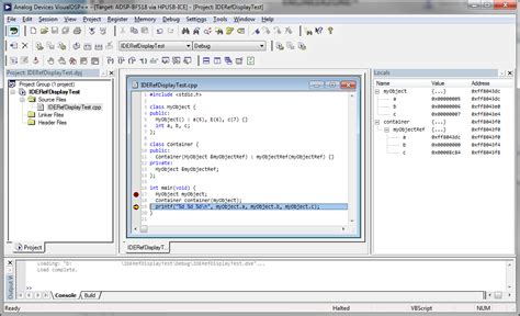 Visualdsp Does Not Properly Expand Object References In Locals View