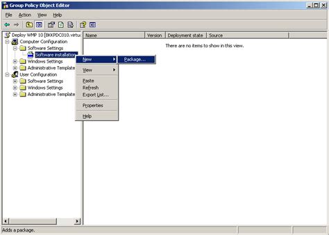 Deploy Windows Media Player Using Group Policy Part 2 Deploy Msi