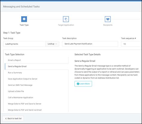 Messaging And Scheduled Tasks Real World Example M Power Documentation