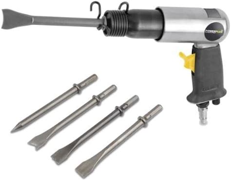 Powerplus 190mm Air Chisel Pneumatic Air Tool Chisel Case POWAIR0019 Amazon Co Uk DIY Tools