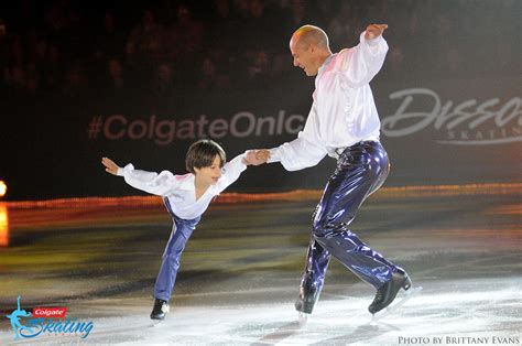Four Time World Champoion Kurt Browning Skates With His Son Dylan At