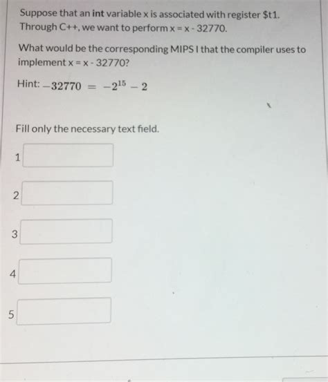 Solved Suppose That An Int Variable X Is Associated With